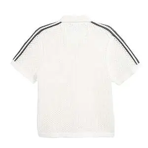 Adidas X Clot Fw24 Crochet Polo Shirt Asia Sizing 'core