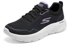 Sketchers Go Walk Flex Sneakers - Black/lavender
