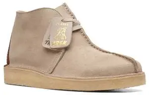 Clarks Desert Trek Hi Ankle Shoes - Beige/brown