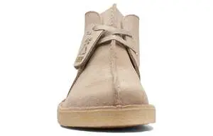 Clarks Desert Trek Hi Ankle Shoes - Beige/brown