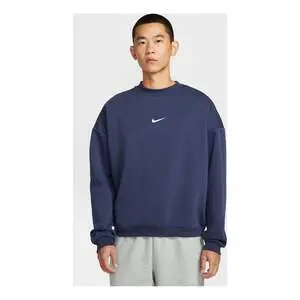 Nike Standard Issue Therma-fit Brushed Crew - Midnight Navy
