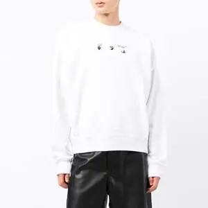 Off-White Fw21 Arrows Pattern Loose Fit Sweatshirt
