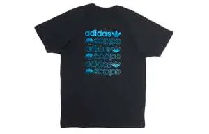 Adidas Originals Zeno Tee Blue Logo Short Sleeve