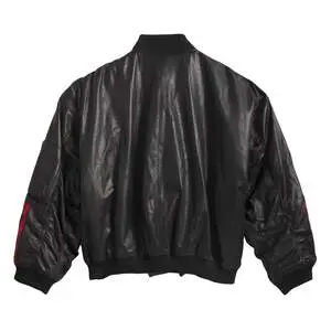 Adidas X Chavarria Leather Bomber Jacket