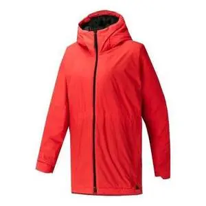 Adidas Hooded Down Jacket - Red