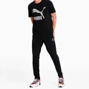 PUMA X Mr Doodle T-shirt 'black White - Black/white