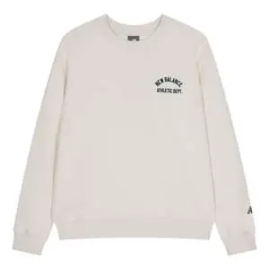 NEW BALANCE Athletics Crewneck Sweatshirt - White