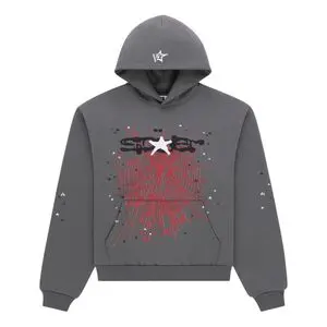 SP5DER Splat Punk Hoodie - Slate