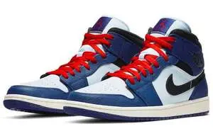 JORDAN 1 Retro Mid Se "deep Royal Blue - Deep Royal/black