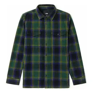 VANS Plaid Casual Long Sleeves Shirt - Green