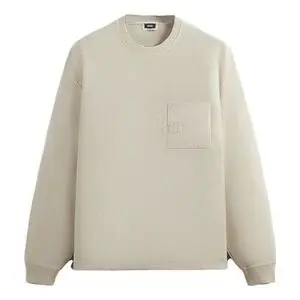 Kith Long-sleeve Quinn Tee 'sediment - Beige