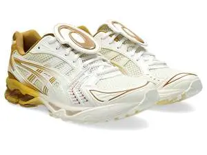 Asics Gel-kayano 14 X The Museum Visitor Sneakers - Cream/gold