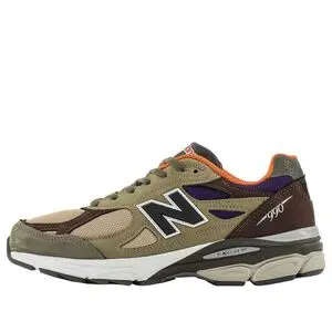 NEW BALANCE New Balance 990v3 Made In USA Athletic Sneakers Khaki/orange