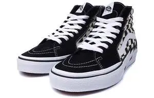 VANS Sk8-hi Bolt Checkerboard High Top Sneakers