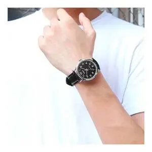 Casio Quartz Analog Leather Strap Watch