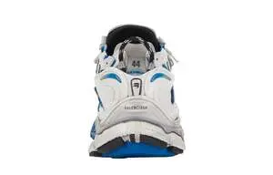 Balenciaga Runner Sneakers In Mesh And Nylon - White/grey/blue