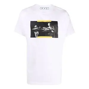 Off-White Fw21 Printing Short Sleeve Ordinary Version White - White/multi
