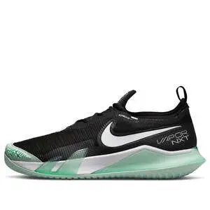 Nike Court React Vapor Nxt Tennis Sneakers - Black/mint Foam