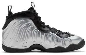 Nike Little Posite One 'chrome' High Top Sneakers - Silver