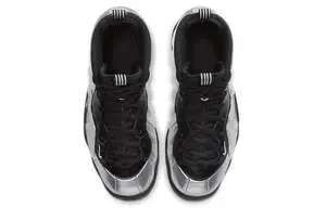 Nike Little Posite One 'chrome' High Top Sneakers - Silver