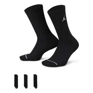 JORDAN Everyday Crew Socks - Black