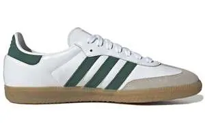 Adidas Samba Og "white Collegiate Green" Sneakers - White/green/gray