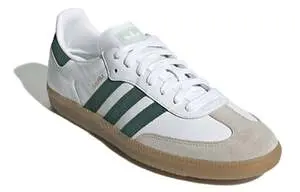 Adidas Samba Og "white Collegiate Green" Sneakers - White/green/gray