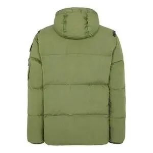 Stone Island Crinkle Reps Down Jacket - Green
