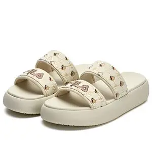 FILA Donut" Platform Slide Sandals