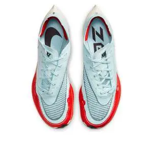 Nike Zoomx Vaporfly Next% 2 Athletic Sneakers - Glacier Blue/chile Red/pale Ivory
