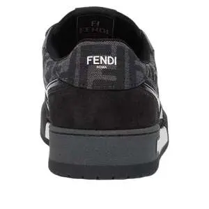 Fendi Fw25 Match Trainers - Black