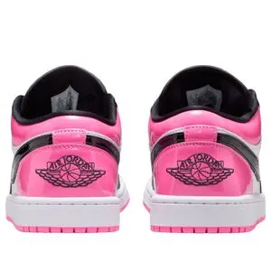 JORDAN 1 Low Patent Sneakers - Pinksicle/white/black