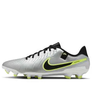 Nike Tiempo Legend Academy Mg Athletic Football Cleats - Metallic Silver/volt/black