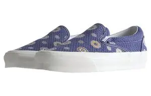 VANS Kith X Og Classic Slip-on Lx 'medallion' Sneakers - Blue