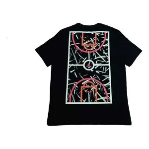 JORDAN Air Graffiti Basketball Sports Short Sleeve T-shirt