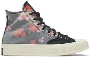 CONVERSE Chuck 70 High Top Floral Sneakers - Black