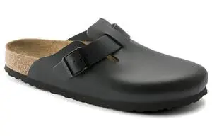 BIRKENSTOCK Boston Clogs - Black/sand