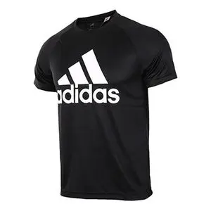 Adidas D2m Logo Tee - Black