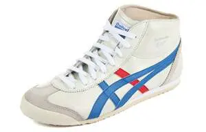 Onitsuka Tiger Mexico Mid Runner Sneakers - White/blue