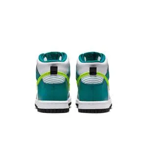 Nike Dunk High 'bright Spruce Volt' Sneakers - White/green