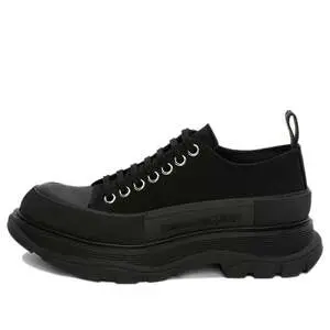 Alexander McQueen Alexander McQueen Tread Slick Lace Up Sneakers Black
