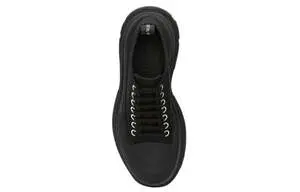 Alexander McQueen Tread Slick Lace Up Sneakers - Black