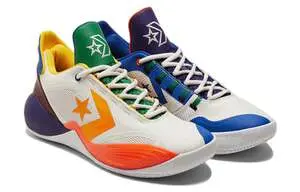 CONVERSE Chuck Taylor All Star Bb Shift Low Top Sneakers - White/orange/blue