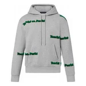 LOUIS VUITTON Tourist Vs. Purist' Logo Hoodie - Grey