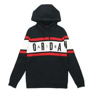 JORDAN Air Fleece Pullover Hoodie - Black
