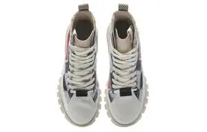 LI-NING High-top Patchwork Sneakers