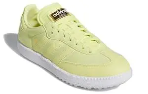 Adidas Samba Golf Shoes - Yellow/green