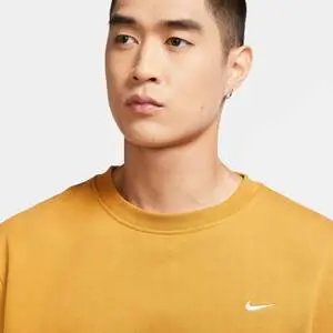 Nike Solo Swoosh Fleece Crew - Orange