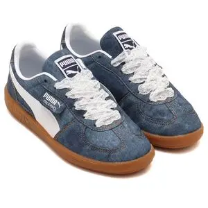 PUMA Palermo Denim Sneakers - Navy/white