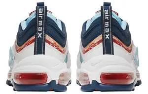Nike Max 97 "swoosh Chain - Blue/red
